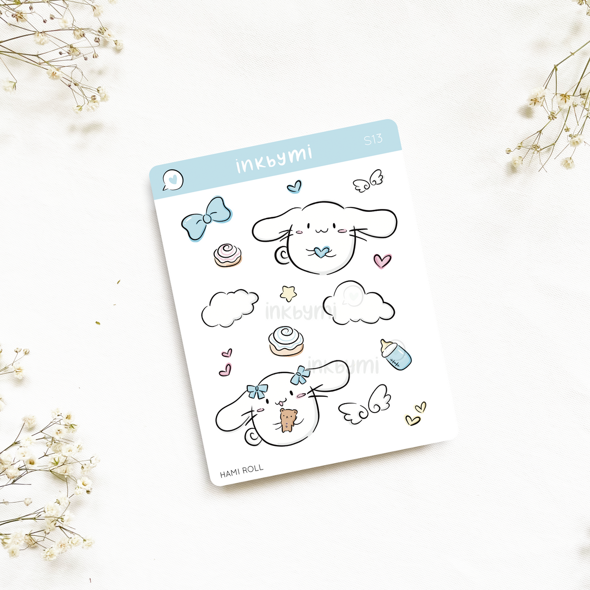 Hami Roll Sticker Sheet – inkbymi