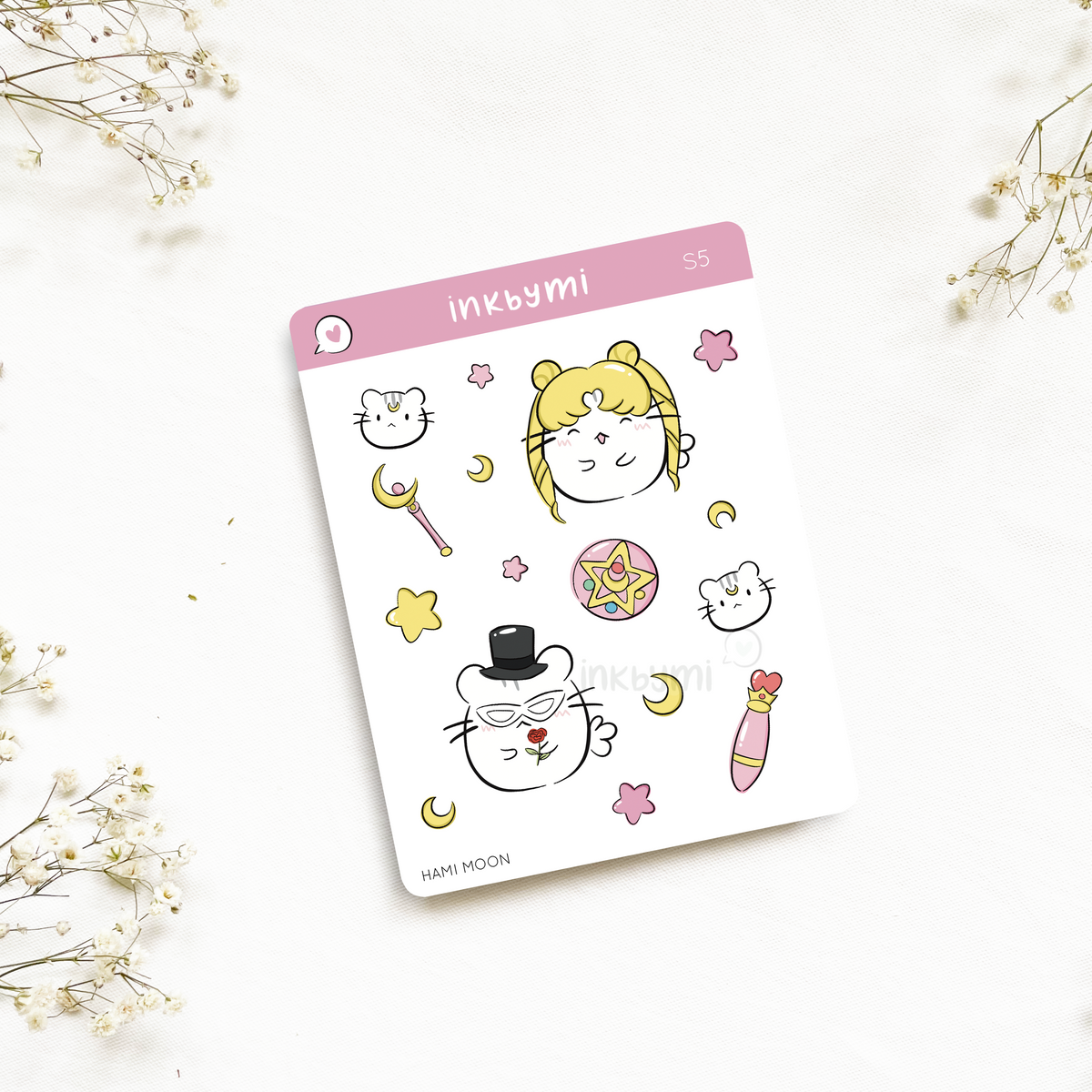 Hami Moon Sticker Sheet – inkbymi